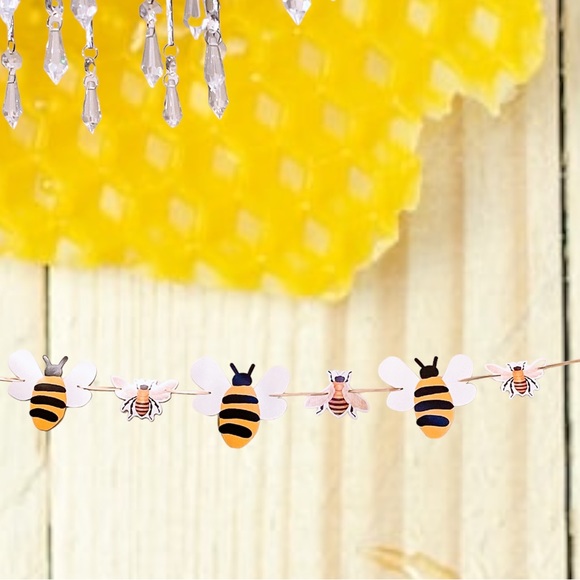 Handmade | Party Supplies | Bees Garland Baby Shower Garland | Poshmark